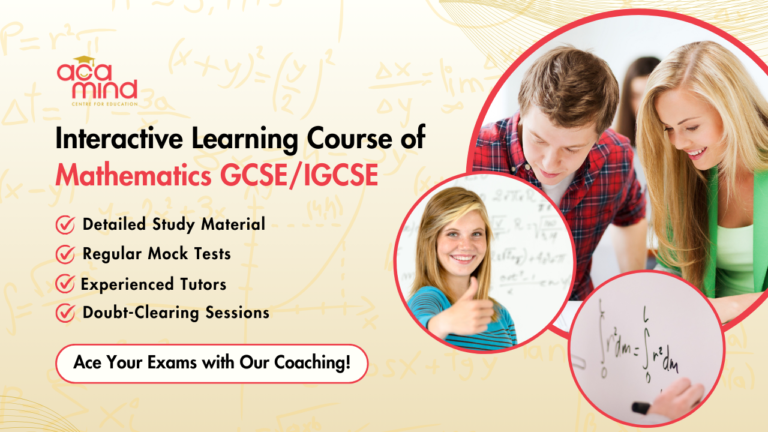 Mathematics GCSE/IGCSE | Acamind Academy