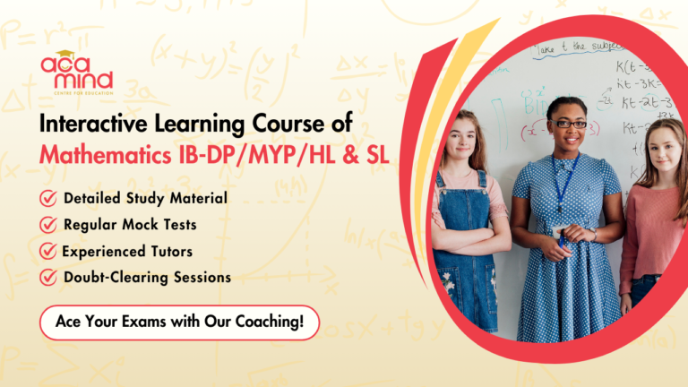 Mathematics IB-DP/MYP/HL & SL | Acamind Academy